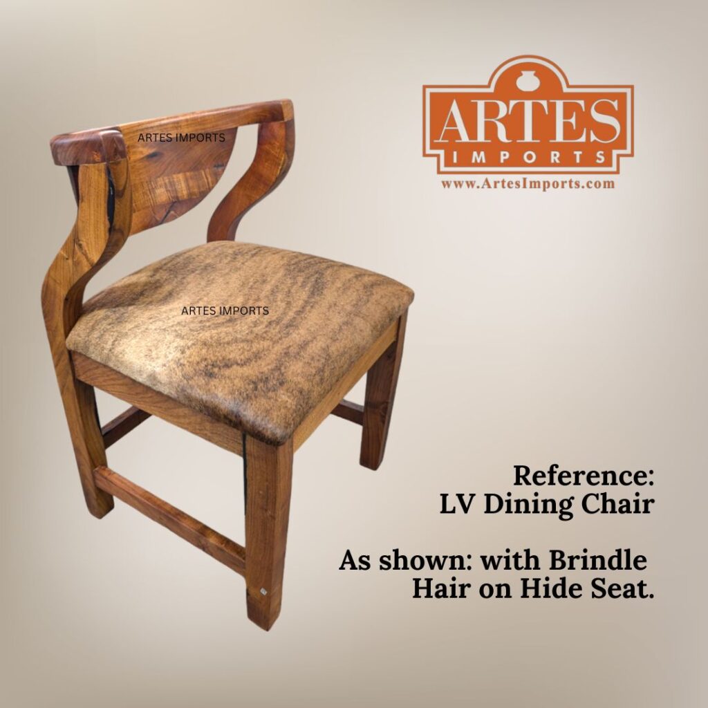 Rustic Southwest Mesquite Dining Chair - Artes Imports The Best Custom ...