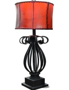 Roman Table Lamp - Artes Imports The Best Custom Mesquite Furniture Store